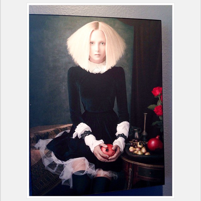 One of the many photos at my hairdressers that helped them win Salon of ...